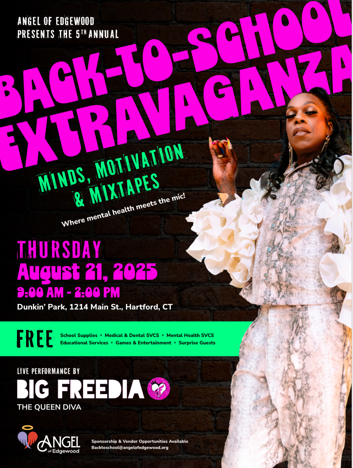 Back-to-School Extravaganza Hartford 2025 | Angel of Edgewood